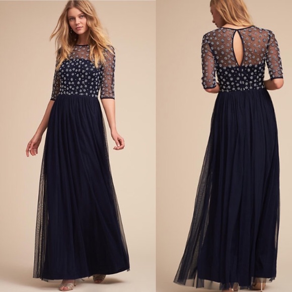 BHLDN | Dresses | Bhldn Navy Rowan Dress | Poshmark
